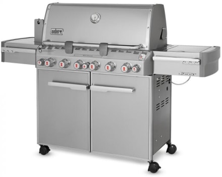 Weber 7370001 Summit® S-670s Freestanding Gas Grill with 769 sq. in ...