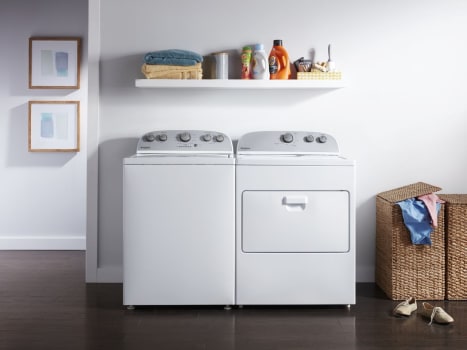 Whirlpool WED4950HW 29 Inch Electric Dryer with 7.0 cu. ft. Capacity ...