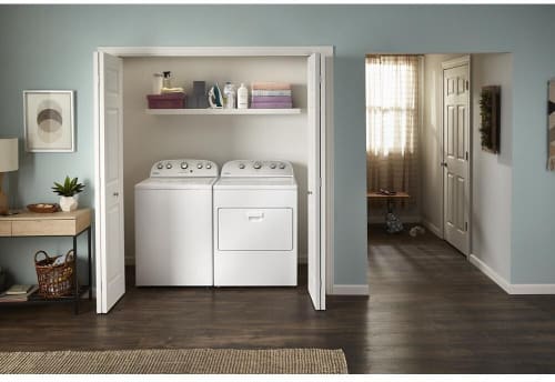 Whirlpool WED5000DW 29 Inch Electric Dryer with 7.0 Cu. Ft. Capacity ...