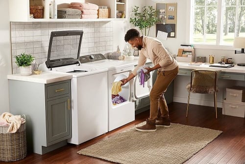 Whirlpool WED6150PW 29 Inch Electric Dryer with 7.0 cu. ft. Capacity ...