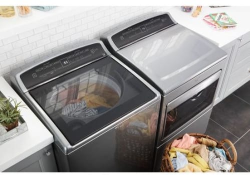 Whirlpool WED7500GC 27 Inch Electric Dryer with AccuDry™ Sensor Drying ...