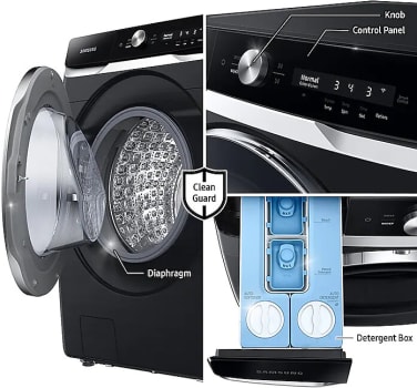 Samsung WF50A8800AV 27 Inch Front Load Smart Washer with 5.0 Cu. Ft ...