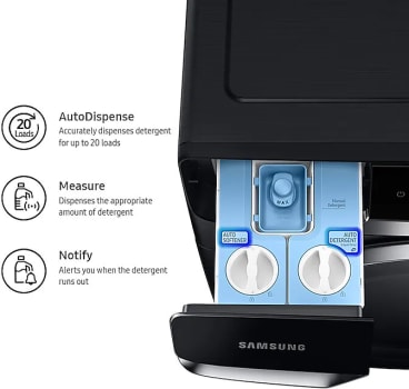 Samsung WF50A8800AV 27 Inch Front Load Smart Washer with 5.0 Cu. Ft ...