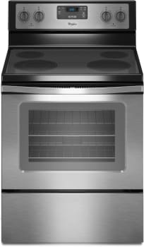 Whirlpool WFE320M0ES 30 Inch Freestanding Electric Range with 4 Radiant ...