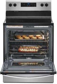 Whirlpool WFE320M0JS 30 Inch Freestanding Electric Range with 4 Radiant ...