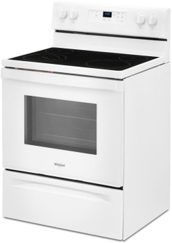 Whirlpool WFE320M0JW 30 Inch Freestanding Electric Range with 4 Radiant ...