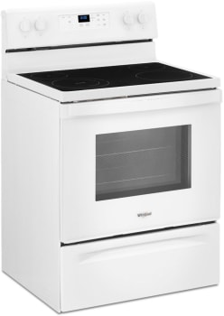 Whirlpool WFE320M0JW 30 Inch Freestanding Electric Range with 4 Radiant ...