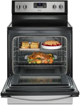Whirlpool WFE515S0ED 30 Inch Freestanding Electric Range with AccuBake ...