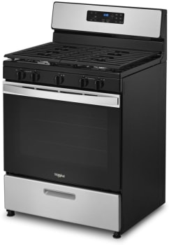 Whirlpool WFG505M0MS 30 Inch Freestanding Gas Range with 5 Sealed ...