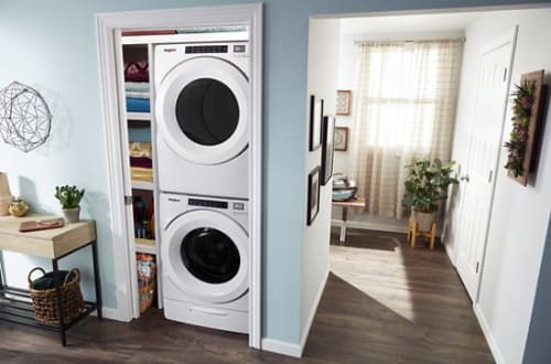Whirlpool WED5620HW 27 Inch Electric Dryer with 7.4 Cu. Ft. Capacity ...