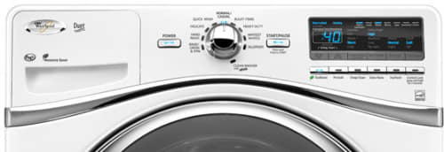 Whirlpool WFW94HEXW 27 Inch Front-Load Washer with 4.3 cu. ft. Capacity ...