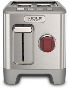 Wolf Gourmet WGTR102S Countertop Toaster with 2 Slice Capacity, Keep ...