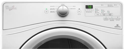 Whirlpool WED75HEFW 27 Inch Electric Dryer with Wrinkle Shield Plus ...