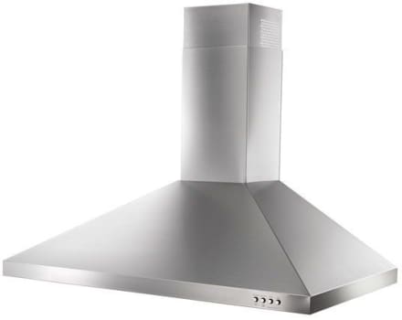 Whirlpool WVW53UC6FS 36 Inch Wall Mount Range Hood with 400 CFM, LED ...