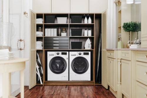 LG WM1388HW 24 Inch Front Load Washer with 2.3 Cu. Ft. Capacity, Dial-A ...