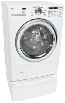 LG WM2487HWM 27 Inch TROMM Front-Load Washer with 4.0 cu. ft. Capacity ...