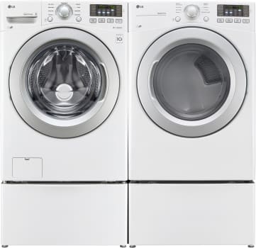 LG WM3270CW 27 Inch Front Load Washer with NFC Smartphone Technology ...