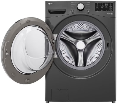 LG WM3470CM 27 Inch Front Load Washer with 5.0 Cu. Ft. Capacity, 8 Wash ...