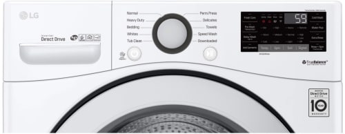 LG WM3500CW 27 Inch Front Load Smart Washer with 4.5 cu. ft. Capacity ...