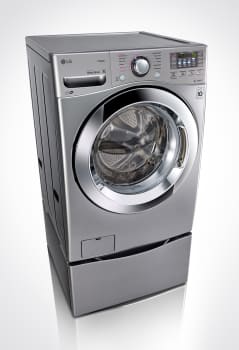 LG WM3670HVA 27 Inch 4.5 cu. ft. Front Load Washer with Steam, Smart ...