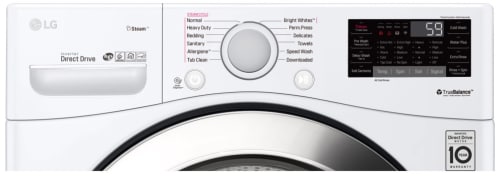 LG LGWADREW37004 Stacked Washer & Dryer Set with Front Load Washer and ...