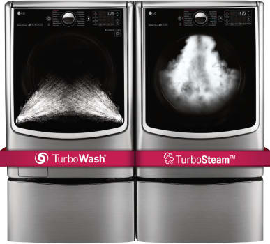 LG WM5000HVA 27 Inch 4.5 cu. ft. Front Load Washer with 14 Wash ...