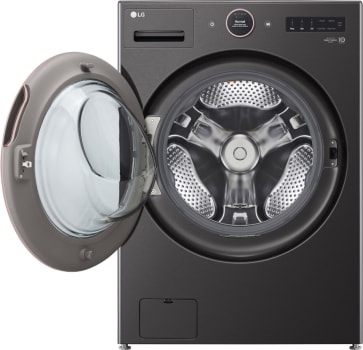 LG WM6500HBA 27 Inch Front Load Smart Washer with 5.0 Cu. Ft. Capacity ...