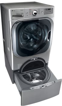 LG WM8100HVA 29 Inch Front Load Smart Washer with 5.2 Cu. Ft. Capacity ...