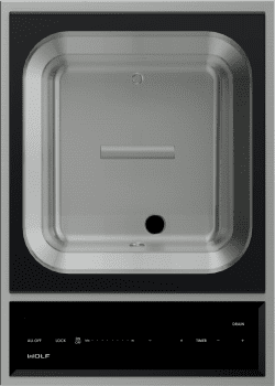 Wolf SM15TFS 15 Inch Electric Steamer with 1 Element, 2700-Watt Heating ...