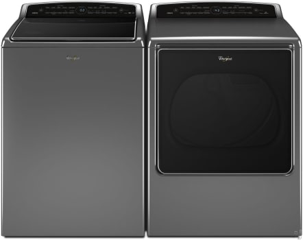 Whirlpool WPWADREC2 Side-by-Side Washer & Dryer Set with Top Load ...