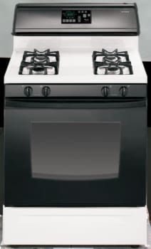 Whirlpool SF368LEPW 30 Inch Freestanding Gas Range with AccuBake ...