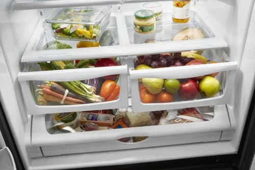 Whirlpool WRF555SDHV 36 Inch French Door Refrigerator with 25 Cu. Ft ...