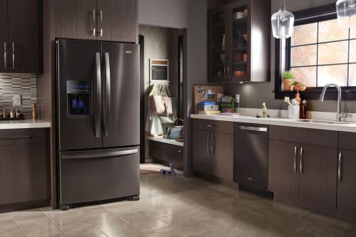 Whirlpool WRF555SDHV 36 Inch French Door Refrigerator with 25 Cu. Ft ...