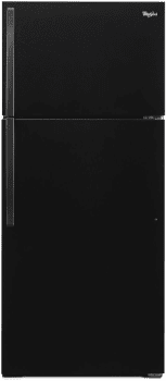 Whirlpool WRT134TFDB 28 Inch Top-Freezer Refrigerator with 14.3 Cu. Ft ...