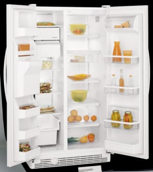 Whirlpool ED2FHEXNB 21.8 Cu. Ft. Side by Side Refrigerator w/ UltraEase ...