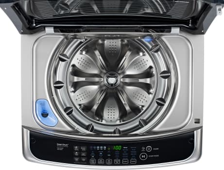 LG WT1701CV 27 Inch 4.9 cu. ft. Top Load Washer with 12 Wash Programs ...