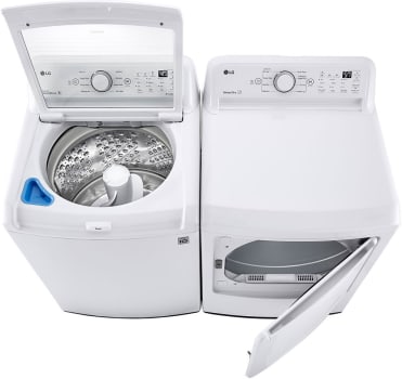 LG WT7005CW 27 Inch Top Load Washer with 4.3 Cu. Ft. Capacity, 4-Way ...