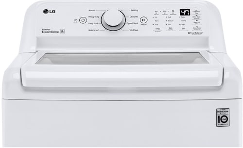 LG WT7005CW 27 Inch Top Load Washer with 4.3 Cu. Ft. Capacity, 4-Way ...