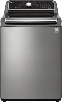 LG WT7305CV 27 Inch Top Load Smart Washer with 4.8 Cu. Ft. Capacity, 4 ...