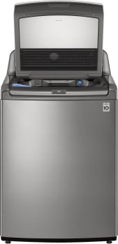 LG WT7305CV 27 Inch Top Load Smart Washer with 4.8 Cu. Ft. Capacity, 4 ...