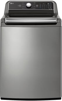 LG WT7405CV 27 Inch Top Load Smart Washer with 5.3 cu. ft. Capacity, 4 ...