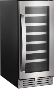 Whirlpool WUW55X15HS 15 Inch Under Counter Wine Center with 34-Bottle ...