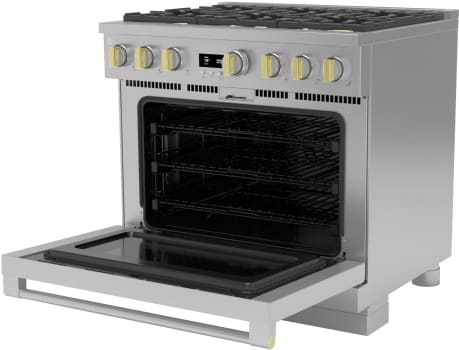 Monogram ZDP366NTSS 36 Inch Freestanding Professional Dual Fuel Smart ...