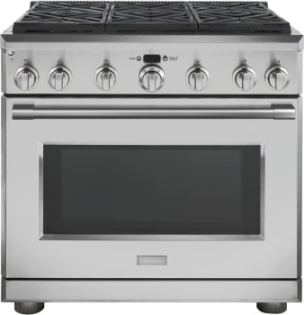 Monogram ZGP366LNSS 36 Inch Freestanding Professional Gas Range with 6 ...