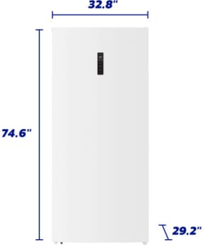 Element EHUF21CECW 33 Inch Freestanding Upright Convertible Freezer ...