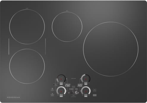 Monogram ZHU30RDTBB 30 Inch Smoothtop Smart Induction Cooktop with 4 ...
