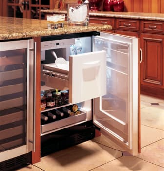 Monogram ZIBI240HII 24 Inch Undercounter Refrigerator with 4.25 cu. ft. Capacity, Spillproof ...