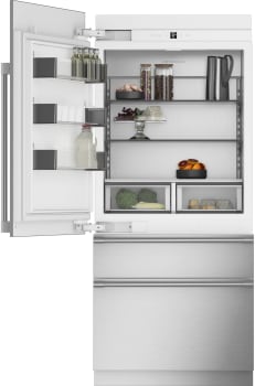 Monogram ZIC363NBVLH 36 Inch Panel Ready Built-In Bottom Freezer Smart ...