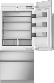 Monogram ZIC363NBVRH 36 Inch Panel Ready Built-In Bottom Freezer Smart ...