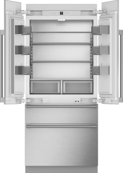 Monogram ZIP364NBVII 36 Inch Panel Ready Built-In 4-Door French Door ...